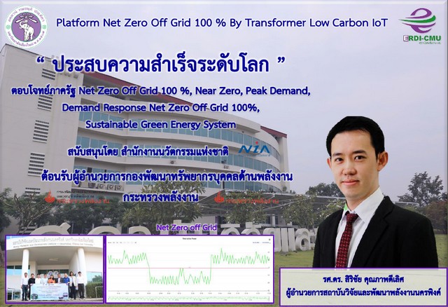 “ERDI-CMU” มช. ประสบความสำเร็จระดับโลก สร้าง Platform Net Zero Off Grid 100% By Transformer Low ...